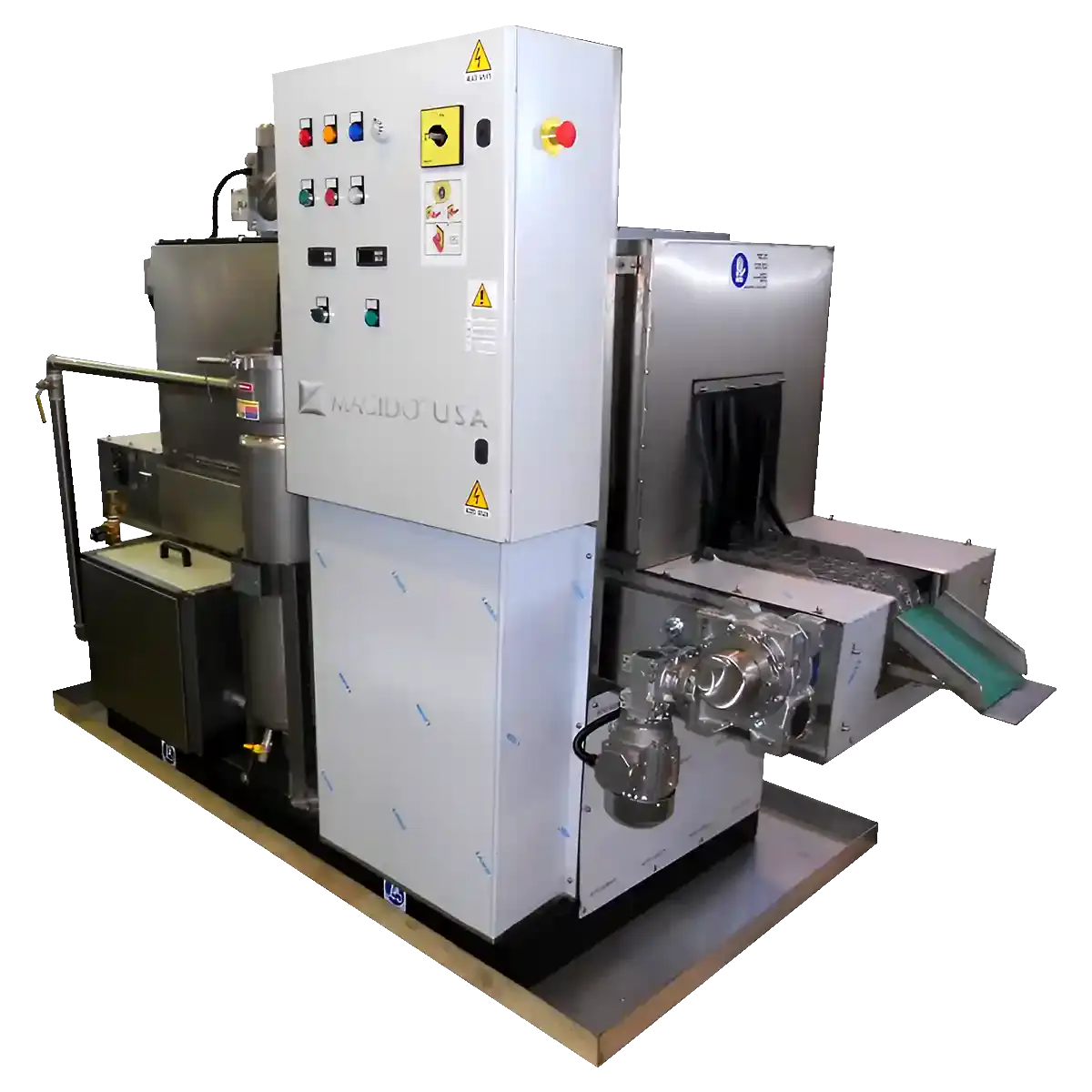S200 In-Line Belt Conveyor Parts Washer | Silver Series | Magido USA ...